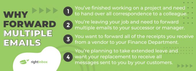 How to Forward Multiple Emails in Gmail