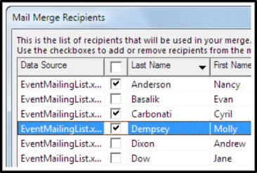 Streamlining Mail Merge: Using Word & Excel for Effortless Merging