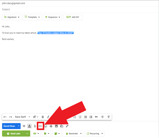 How To Insert A Hyperlink In Gmail In 2023 Text Images 