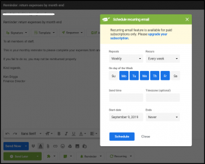 How to Send Recurring Emails in Gmail