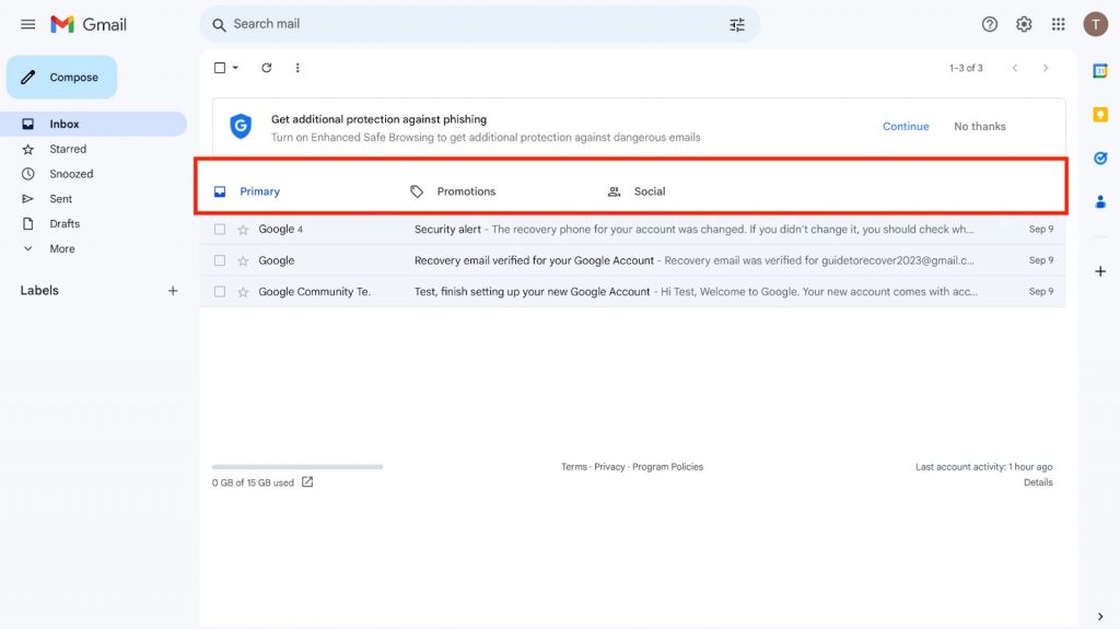 Show Me My Emails From Last Week in Gmail